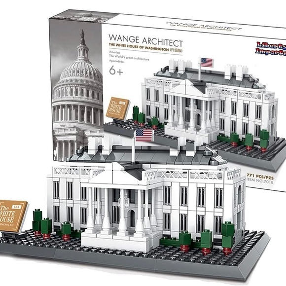 Toys | White House Building Blocks 77 Pieces | Poshmark